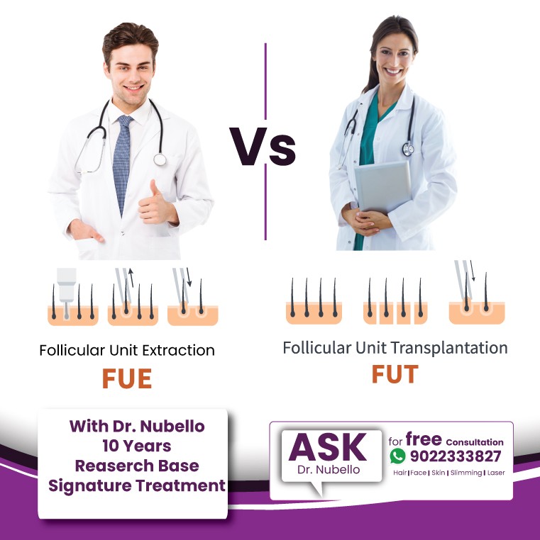 FUT and FUE Hair Transplant Treatment In Navi Mumbai - Nubello ...